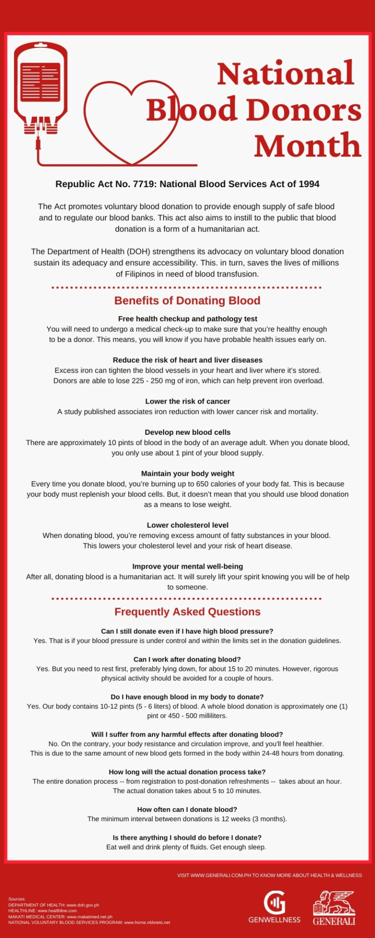 National Blood Donors Month | Generali Life Assurance Philippines, Inc.